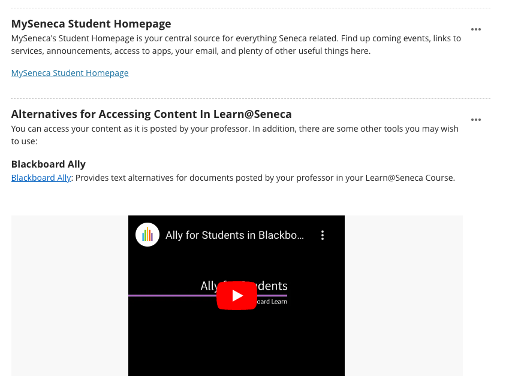 Empowering Your Students for Success with Learn@Seneca Blackboard Ultra ...