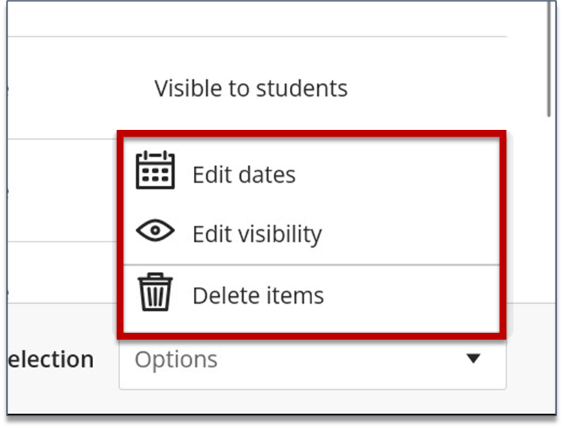 Using Batch Edit | Blackboard Ultra | Seneca Polytechnic