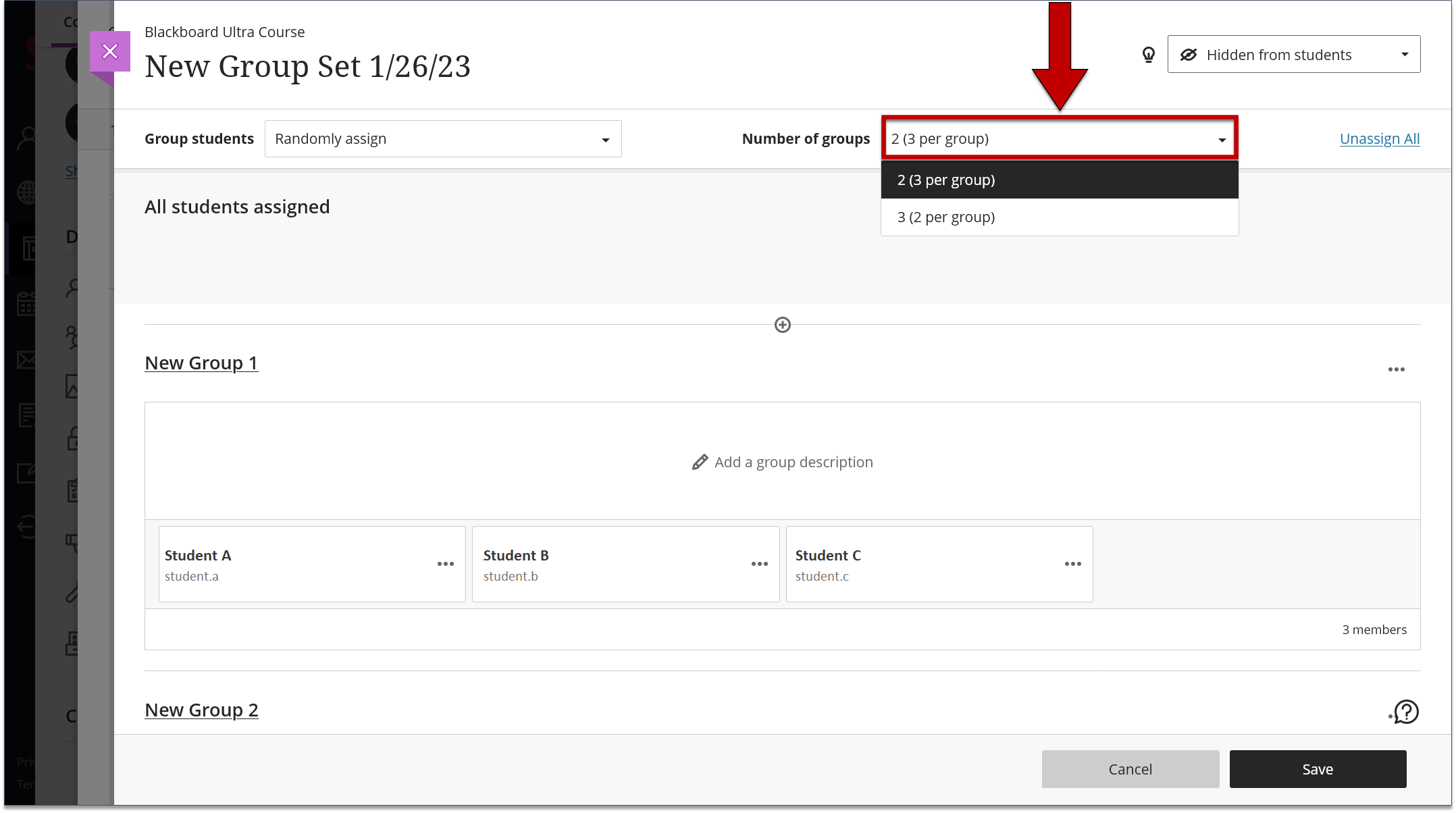 Creating and Assigning Groups | Blackboard Ultra | Seneca Polytechnic